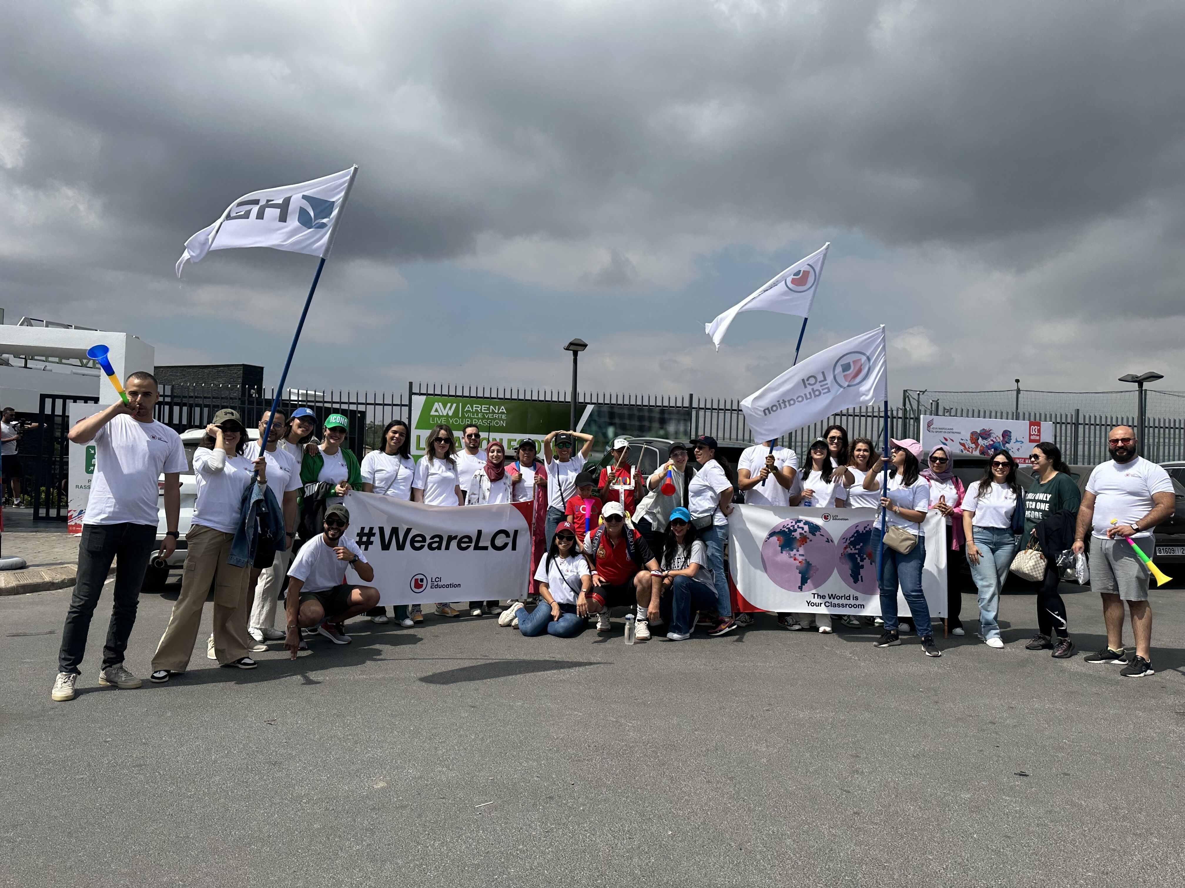 Collège LaSalle Maroc celebrates the victory at the 2024 Moroccan ...